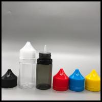 China Colorful 30ml Unicorn Bottle PET Clear Transparent Acid Base Resistance for sale