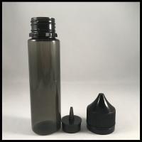China Black Gorilla Unicorn Bottle 60ml , Durable Round Pet Unicorn Bottle With Cap for sale