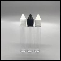 China Slim Pink PET Plastic 30ml Unicorn Bottle Label Printing For E Liquid Dropper for sale