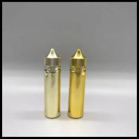 China Gold Chubby Gorilla Bottles 60ml , Essential Oil Squeezable Dropper Bottles for sale