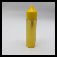 China Gold Chubby Gorilla Bottles 60ml , Essential Oil Squeezable Dropper Bottles for sale