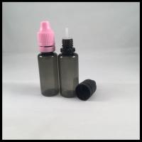China Black Plastic Ejuice Bottles 15ml PET Dropper Bottles Essential Oil Bottle for sale