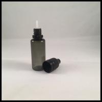 China Black Plastic Ejuice Bottles 15ml PET Dropper Bottles Essential Oil Bottle for sale