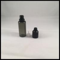 China Black Plastic Ejuice Bottles 15ml PET Dropper Bottles Essential Oil Bottle for sale
