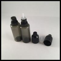 China Black Clear Dropper Bottles , Medical Grade Plastic Eye Dropper Bottles for sale