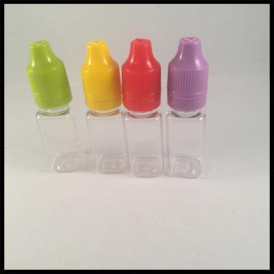 China Transparent PET Dropper Bottles 10ml - 120ml Childproof Tamper Cap Eco - Friendly for sale