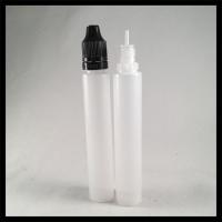 China Pharmaceutical Empty Plastic Squeezable Dropper Bottles 30ml Chemical Stability for sale