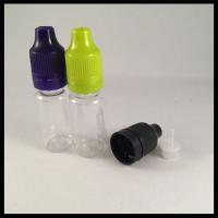 China Food Grade 10ml Plastic Dropper Bottles Long Thin Tip Dropper Non - Toxic for sale