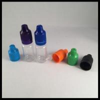 China Food Grade 10ml Plastic Dropper Bottles Long Thin Tip Dropper Non - Toxic for sale