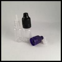 China Food Grade 10ml Plastic Dropper Bottles Long Thin Tip Dropper Non - Toxic for sale