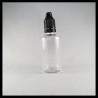 China Clear Plastic Cosmetic Dropper Bottles 50ml , Medical Packing Plastic Eye Dropper Bottles for sale