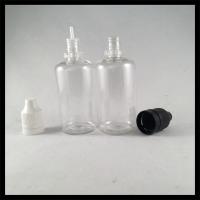 China Clear Plastic Cosmetic Dropper Bottles 50ml , Medical Packing Plastic Eye Dropper Bottles for sale