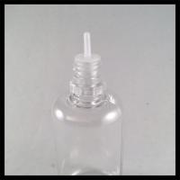 China Clear Plastic Cosmetic Dropper Bottles 50ml , Medical Packing Plastic Eye Dropper Bottles for sale