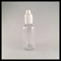 China Clear Plastic Cosmetic Dropper Bottles 50ml , Medical Packing Plastic Eye Dropper Bottles for sale