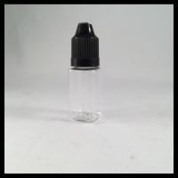 China Clear Plastic PET Dropper Bottles 10ml Screen Printing Acid Base Resistance for sale