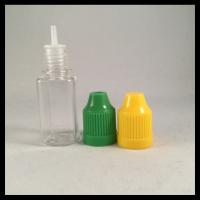 China Clear Plastic PET Dropper Bottles 10ml Screen Printing Acid Base Resistance for sale