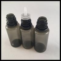 China Small Black PET Dropper Bottles10ml For Perfume Packing Chemical Stability for sale