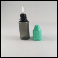 China Small Black PET Dropper Bottles10ml For Perfume Packing Chemical Stability for sale