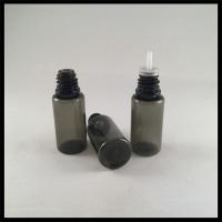 China Small Black PET Dropper Bottles10ml For Perfume Packing Chemical Stability for sale