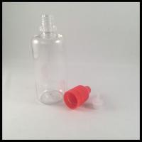 China Empty Long PET Dropper Bottles 60ml E Liquid Chemical Stability Health And Safety for sale