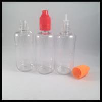 China Empty Long PET Dropper Bottles 60ml E Liquid Chemical Stability Health And Safety for sale