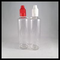 China Big Capacity 100ml Plastic Dropper Bottles , Clear Plastic Empty Eye Dropper Bottles for sale