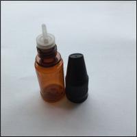 China 10ml Amber Eye Dropper Bottles , Medical Grade 10ml Plastic Dropper Bottles for sale