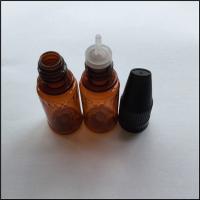 China 10ml Amber Eye Dropper Bottles , Medical Grade 10ml Plastic Dropper Bottles for sale