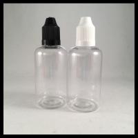 China E Cigarette Liquid Pet Dropper Bottles Acid Base Resistance Food Grade Durable for sale