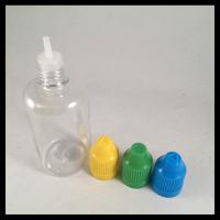 China E Cigarette Liquid Pet Dropper Bottles Acid Base Resistance Food Grade Durable for sale