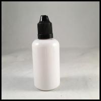 China Round PET Dropper Bottles Milk White Plastic Container For Flavored Sauce for sale