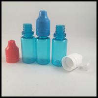 China Industrial PET Dropper Bottles 10ml Custom Logol Printing Food Grade Durable for sale