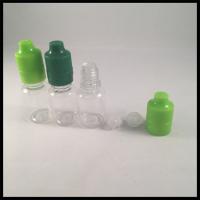 China Long Thin 10ml Eye PET Dropper Bottles Food Grade Durable Eco - Friendly for sale