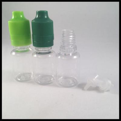 China Long Thin 10ml Eye PET Dropper Bottles Food Grade Durable Eco - Friendly for sale