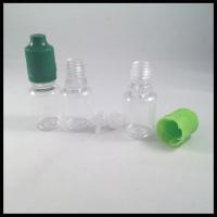China Long Thin 10ml Eye PET Dropper Bottles Food Grade Durable Eco - Friendly for sale