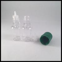 China Long Thin 10ml Eye PET Dropper Bottles Food Grade Durable Eco - Friendly for sale