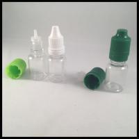 China Long Thin 10ml Eye PET Dropper Bottles Food Grade Durable Eco - Friendly for sale
