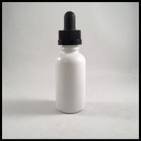 China Milk White 30ml Essential Oil Dropper Bottles E cigarette Liquid Bottle for sale