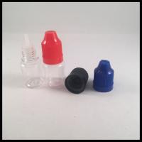 China Medicial Grade Plastic Eye Dropper Bottles , PET 5ml Plastic Dropper Bottles for sale
