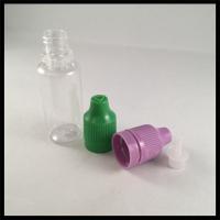 China Pharmaceutical Small Plastic Dropper Bottles 15ml Custom Label Printing Eco - Friendly for sale