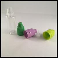 China Pharmaceutical Small Plastic Dropper Bottles 15ml Custom Label Printing Eco - Friendly for sale