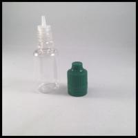 China Small Plastic PET E Liquid Bottles , Transparent Pharmaceutical Ear Dropper Bottle for sale