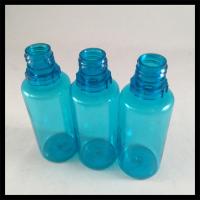 China Blue Plastic 20ml PET Dropper Bottles With Childproof Tamper Cap Non - Toxic for sale