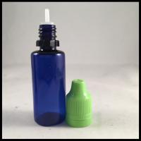 China Pharmaceutical PET E Liquid Bottles 20ml Blue Excellent Low Temperature Performance for sale