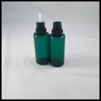 China Empty Medicine Dropper Bottle , Green 50ml Plastic Dropper Bottles Eco - Friendly for sale