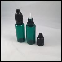 China Empty Medicine Dropper Bottle , Green 50ml Plastic Dropper Bottles Eco - Friendly for sale
