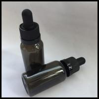 China Black Empty PET E Liquid Bottles , Medical Grade Plastic Eye Dropper Bottles for sale