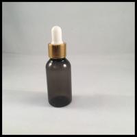 China 30ml Empty Plastic Pipette Bottles Gold Cap Chemical Stability for sale