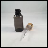 China 30ml Empty Plastic Pipette Bottles Gold Cap Chemical Stability for sale
