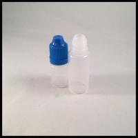 China High Standard Squeeze PE E Liquid Bottles 5ml With Needle Tips Eco - Friendly for sale